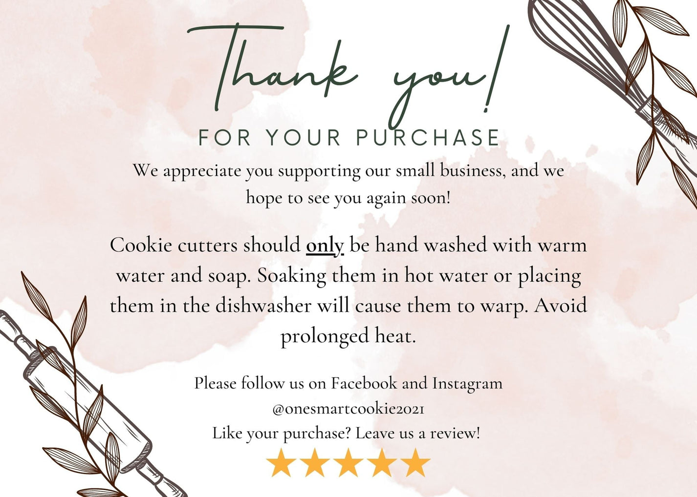 U Cookie Cutter – One Smart Cookie and Crafts