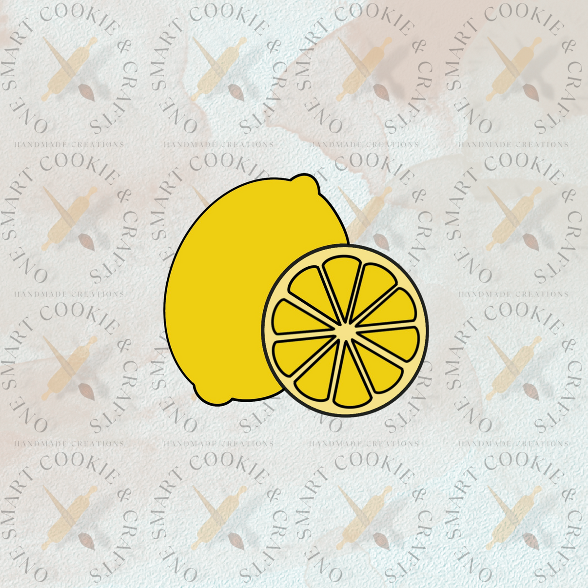 Lemon Cookie Cutter – One Smart Cookie and Crafts