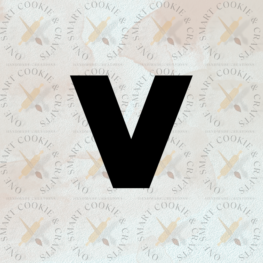 Letter V Cookie Cutter – One Smart Cookie and Crafts