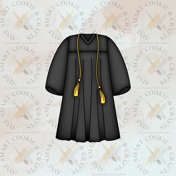 Graduation Gown Cookie Cutter – One Smart Cookie and Crafts